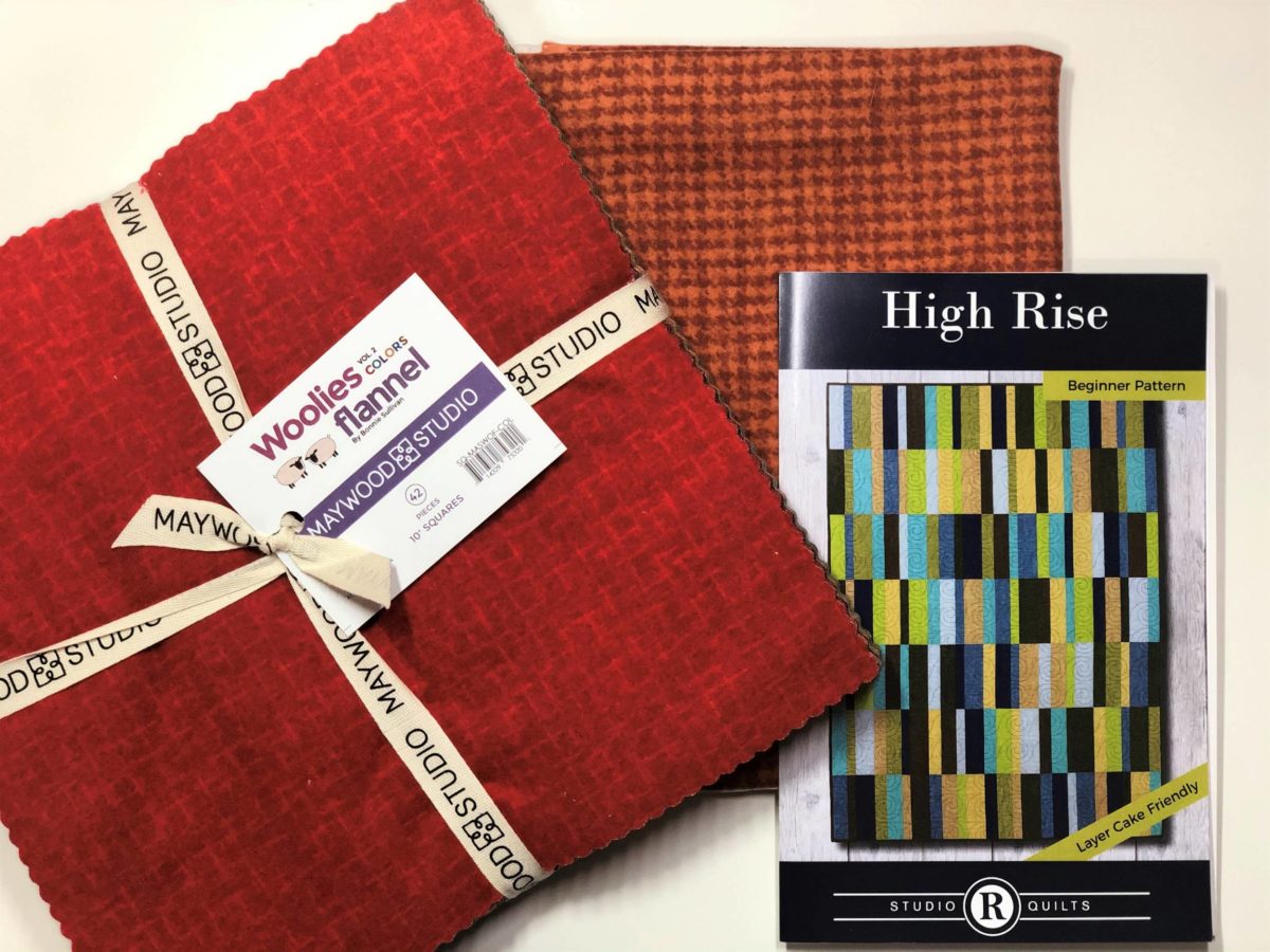 High Rise Quilt Kit: Woolies Flannel - Studio R Quilts